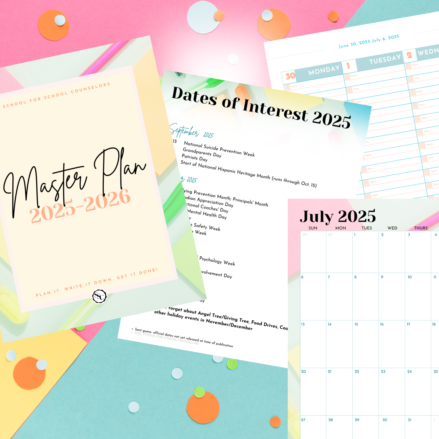 2025-2026 School Counselor Planner